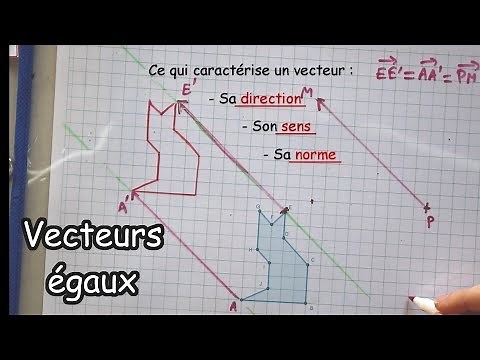 2nde - Vecteurs partie 1 : Vecteurs égaux