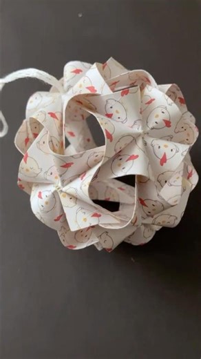 A fun kusudama origami project deserves some fun paper.
