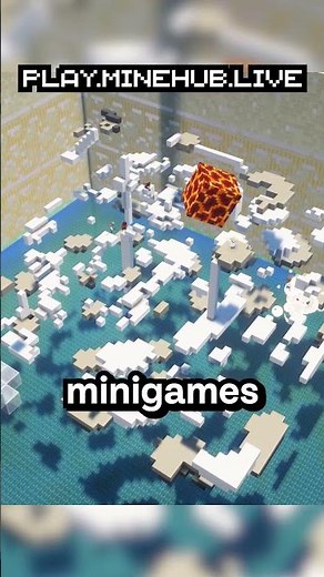 how to play the brand new minigame server.. minehub! | play.minehub.live