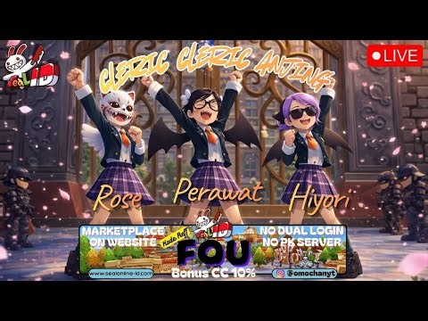 🔴 [ LIVE ] SEAL ONLINE-ID | UPDATE CAP 180 !! JADI TEMPLAR APA APOSTLE ????