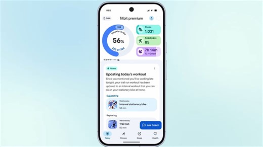 Google's Fitbit Coach Preview Rolls Out With These AI Features