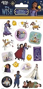 Disney - Wish - Standard 4 Sheet Stickers Standard Stickers - 4 Sheet