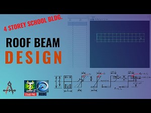 REINFORCED CONCRETE BEAM DESIGN (ROOF BEAM) - 4 STOREY SCHOOL BLDG STAAD RCDC