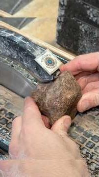 Stunning purple geode agate cut open!