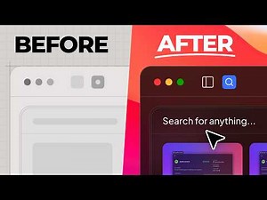 Everything you need to Design macOS Apps EXACTLY like Apple (beginner friendly)