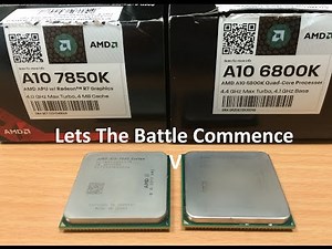 A10 6800K vs A10 7850K Benchmark