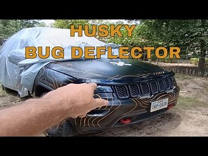 I installed a HUSKY Bug Deflector on the Grand Cherokee