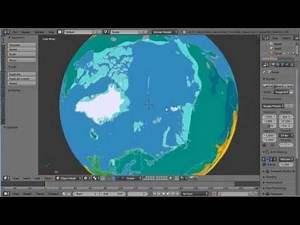 Blender UV Mapping - Making a Globe (World, Earth) and Packing the Image into the File (Updated)