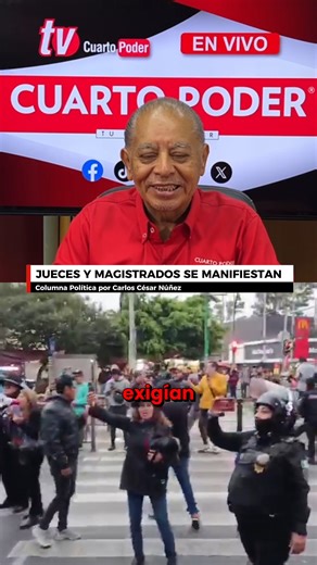 3K views · 44 reactions | Jueces y Magistrados se manifiestan en la Ciudad de México #Chiapas #CuartoPoderMX #NoticiaAlMomento #TuDiarioVivir #Mundo #México | Cuarto Poder Mx | Facebook