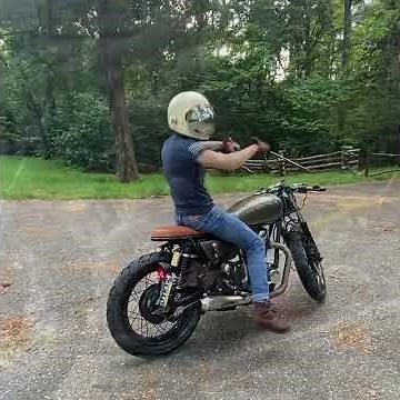 1979 Yamaha XS650 Kickstarts and exhaust notes