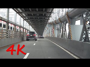 ⁴ᴷ Williamsburg Bridge eastbound (Inner Roadway) [4K VIDEO]