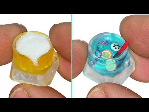 Making Homemade Custom Resin Keycaps / RESIN ART