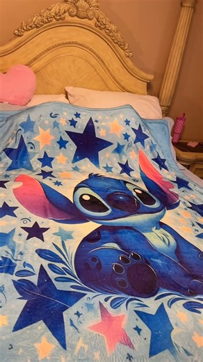 Stitch not only on the blanket, but also according to your mood💙 | Stitch Lovers
