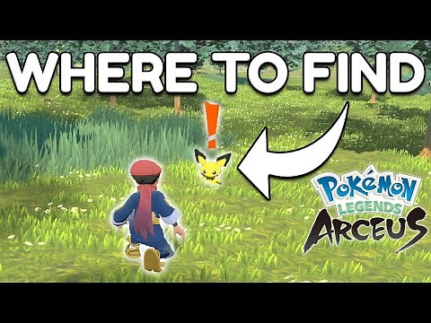 Where to find Pichu early in Pokemon Legends: Arceus