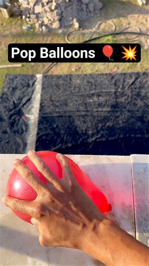#ballon Experiment will a water ballon explode if it rolls down from a tall building? 💥