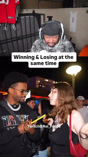 Roi Foolie on Instagram: "Winning & Losing at the same time 😂‼️ @isw_tv #reelsinstagram #reels #twitchstreamer #roifoolie #publicinterview"
