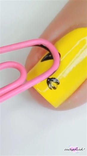 How To Use A Paperclip To Do Nail Art #nailart | cutepolish