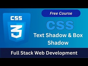Master CSS Shadows: Text Shadow & Box Shadow Explained with Practical Examples | Web Design Tips