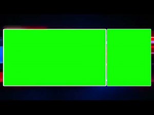 70/30 News Screen Layout | Anchor + Visual Frame | News Frame Background | Green Screen Chroma Key