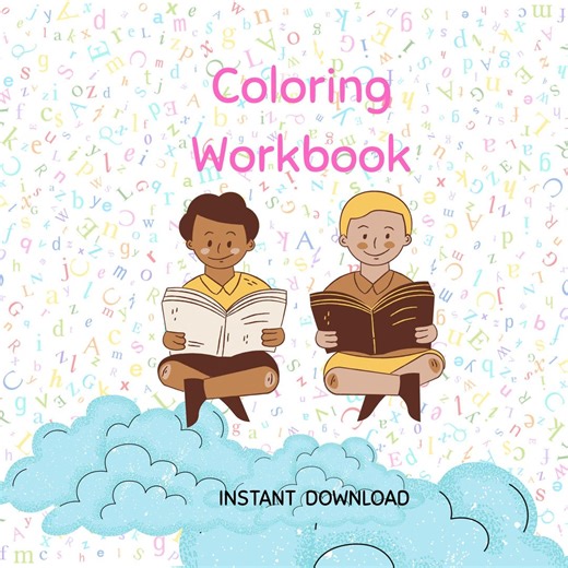 Beginning Sounds Coloring Workbook Printable for Kids| 40 Pages | - Etsy