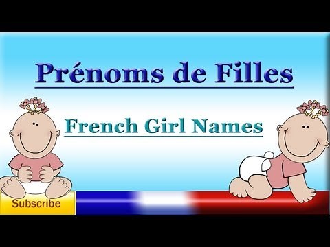 French Lesson 16 - French Girl Names