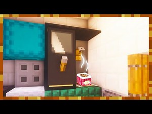 Minecraft Tutorial: How To Make A Modern Coffee Machine "Quick Builds"