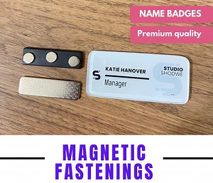 Name Badges Personalised Name Badges Name Tags Premium Quality Name Badges - Etsy UK