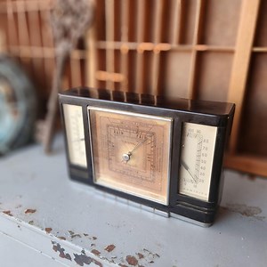 Vintage 1940s Airguide Barometer Weather Station With Humidity & Temperature Gauges - Etsy