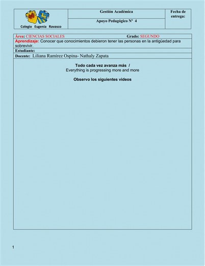 Taller historia worksheet