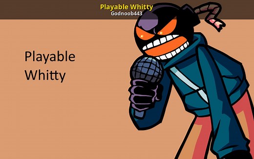 Playable Whitty Mod for Friday Night Funkin' | FNF Mods