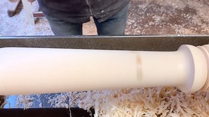 Sorry for those who are already woodturners, As most of you know I would make an awful tutor so I don’t make tutorials but have been asked what the A,B,C of turning is when first learning. Well I was taught that it was A,B,C,D and while I struggle to explain it in words, while doing this mornings newels, the basic slicing cut with a skew shows it better than I can explain it. Anchor to tool rest, find Bevel, very slightly twist and raise handle to Cut, move in Direction. Possibly the simplest bu