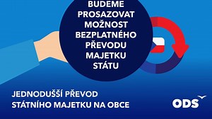 Obce se mnohdy nemohou rozvíjet, kvůli komplikovaným majetkovým vztahům se státem. Zjednodušíme převod majetku ze státu na obce. Ty pak budou hospodařit lépe a efektivněji. #mameprogram: https://www.ods.cz/volby2018/program | ODS - Občanská demokratická strana