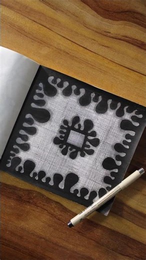 Splatter Doodle Art - Day 55 | Inky Canvas Palette