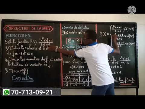 🚨 CORRIGÉ - EX0 N°1 - FONCTION NUMÉRIQUE - TERMINALE S