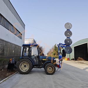 [Hot Item] Tractor Mounted Hydraulic Hedge Trimmer Cutter Tree Pruner Tractor Tree Branch Butting Machine Log Loader Trailer Towable Compost Turner