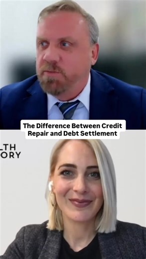 The Difference Between Credit Repair and Debt Settlement | Wealth Factory