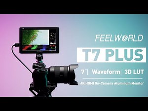 FEELWORLD T7 PLUS 7'' On-Camera Monitor with Waveform and 3D LUT