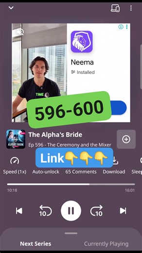 The Alpha's Bride Season-2 Full ep596 to 600 link in the comment section 👇👇👇 #audio #love #story #series | Edgar Tereng