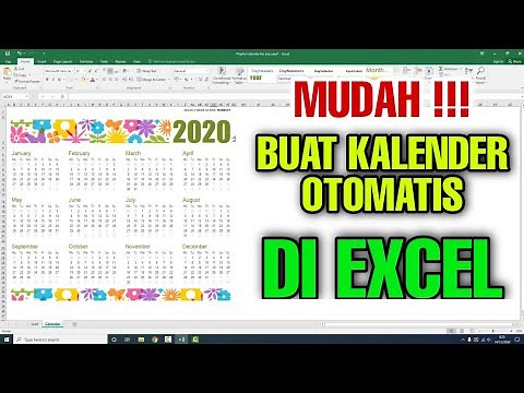 Cara membuat Kalender di Excel secara Otomatis