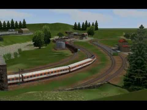 EEP-X Tutorial 48 - Play with the 'Peace River' Layout - Model Train Simulator