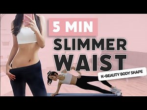 HOW TO GET SLIMMER WAIST LIKE A K POP IDOL AT HOME ( no equipment , no jumping )