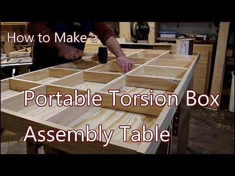 How to Make a Portable Torsion Box Assembly Table