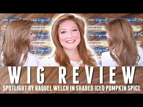 WIG REVIEW Spotlight by Raquel Welch in the color Shaded Iced Pumpkin Spice