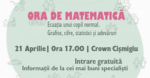 Înscrie-te! Ora de matematică: Ecuația unui copil normal. Grafice, cifre, statistici și adevăruri