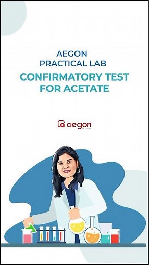 Confirmatory Test for Acetate | Plus Two Chemistry Practicals | Aegon