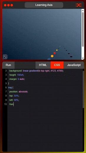 8.7K views · 163 reactions | Marble Animation | HTML CSS #LearningAxis #htmlforbeginner #htmlcourse #codingtips #htmlclasses #HTML #FrontEndDevelopment #javascript #whatishtml #WebDevelopment | Learning Axis | Facebook