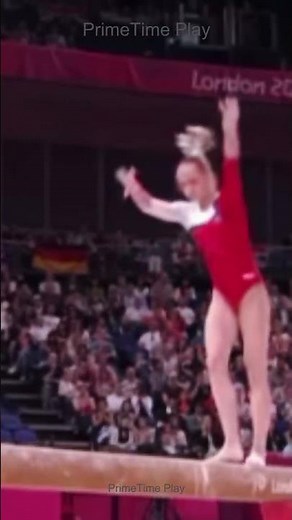 This Balance Beam Routine Is INSANE🤯 #gymnastics #olympics #viral