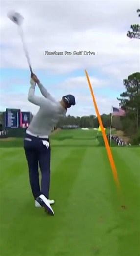 Epic Golf Drive with Perfect Shot Tracer | Pro Golf Slow Motion