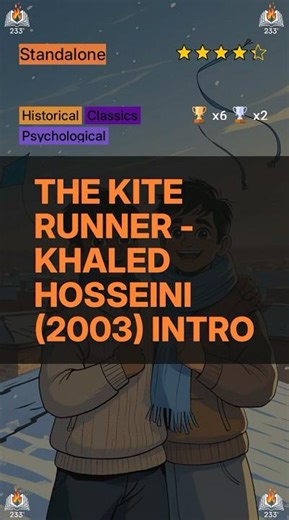 The Kite Runner - Khaled Hosseini (2003) Intro - 4.35 ⭐️