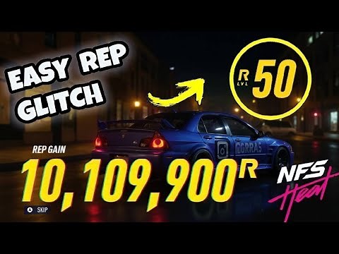 Fastest Way to Level 50 in NFS Heat (2025) - Easy Rep Guide for Beginners